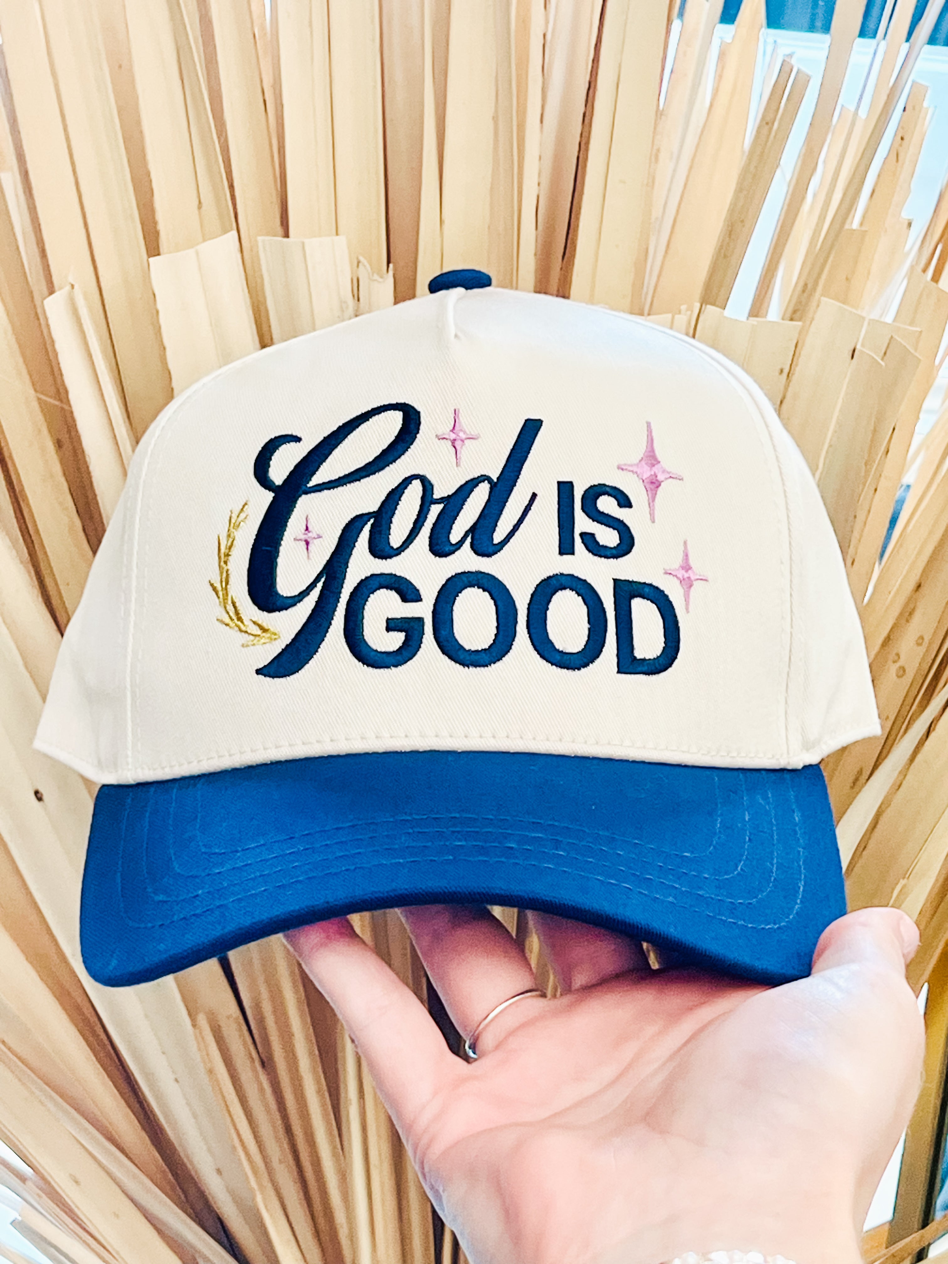 God Is Good Hat – June August Boutique